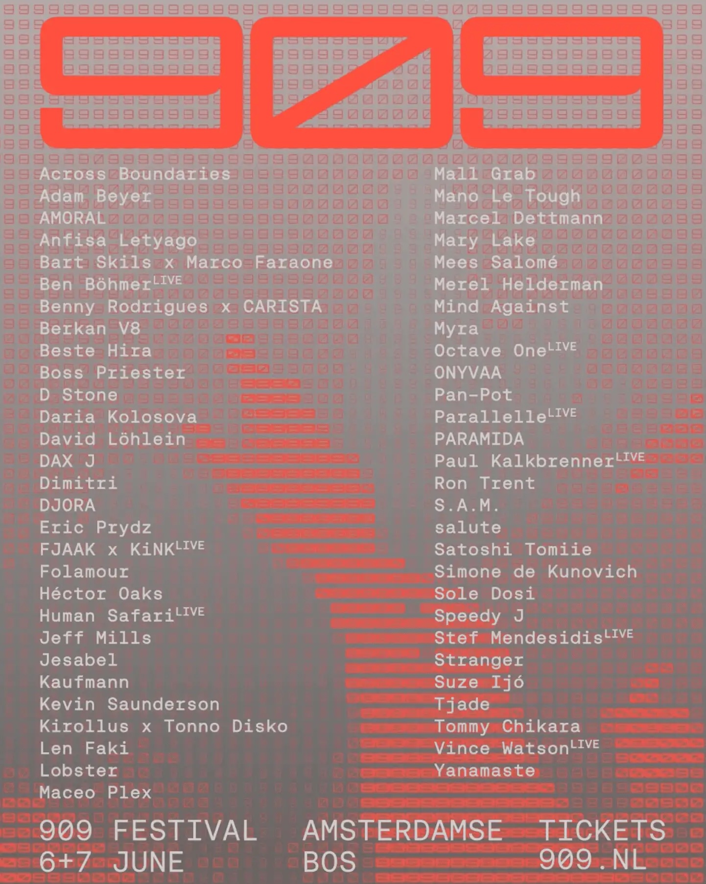 909 Festival 2026 Lineup | Grooveist