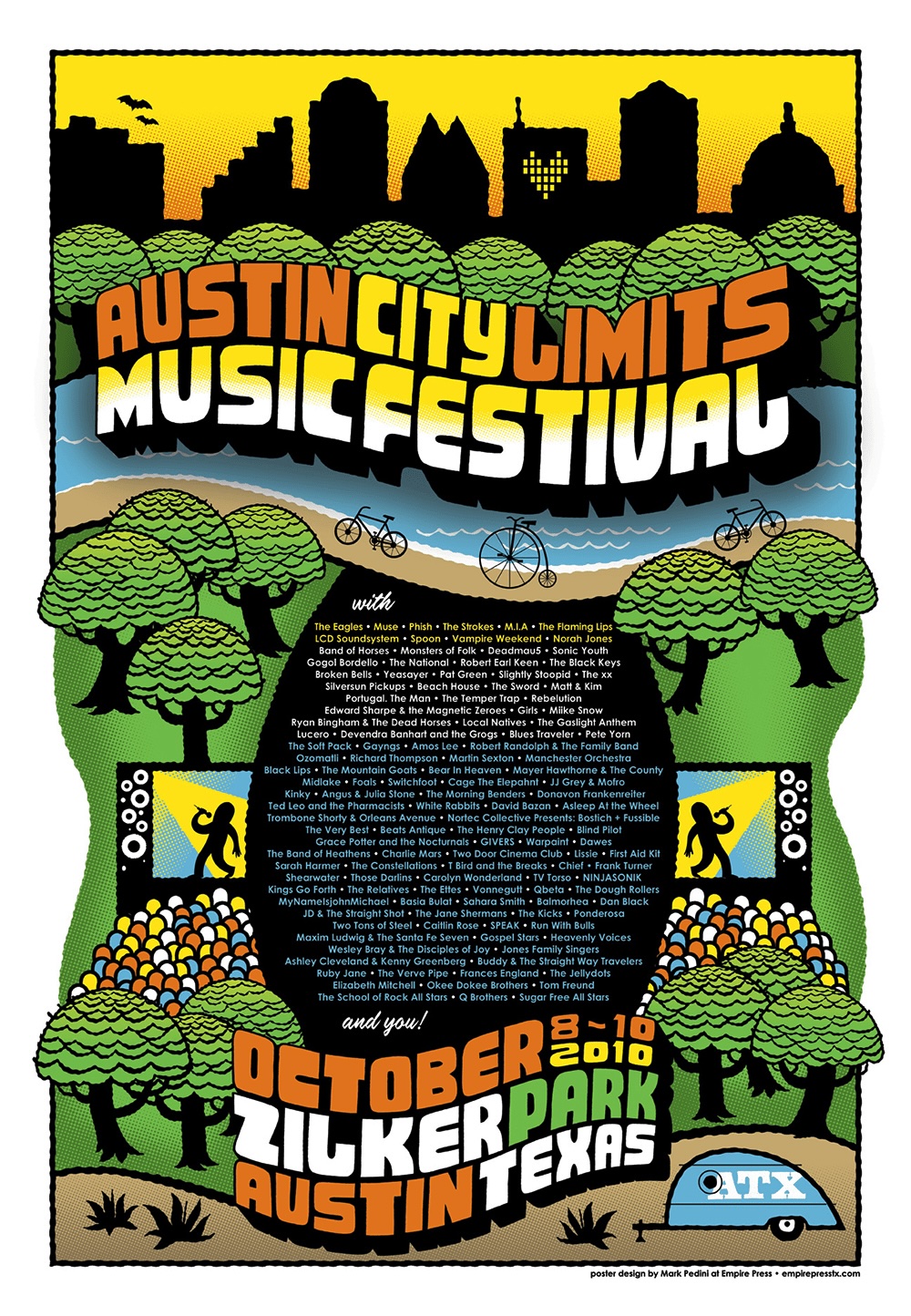 Austin City Limits 2010 Lineup | Grooveist
