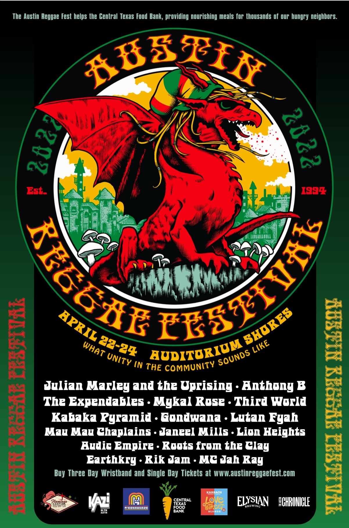 Austin Reggae Festival 2022 Lineup | Grooveist