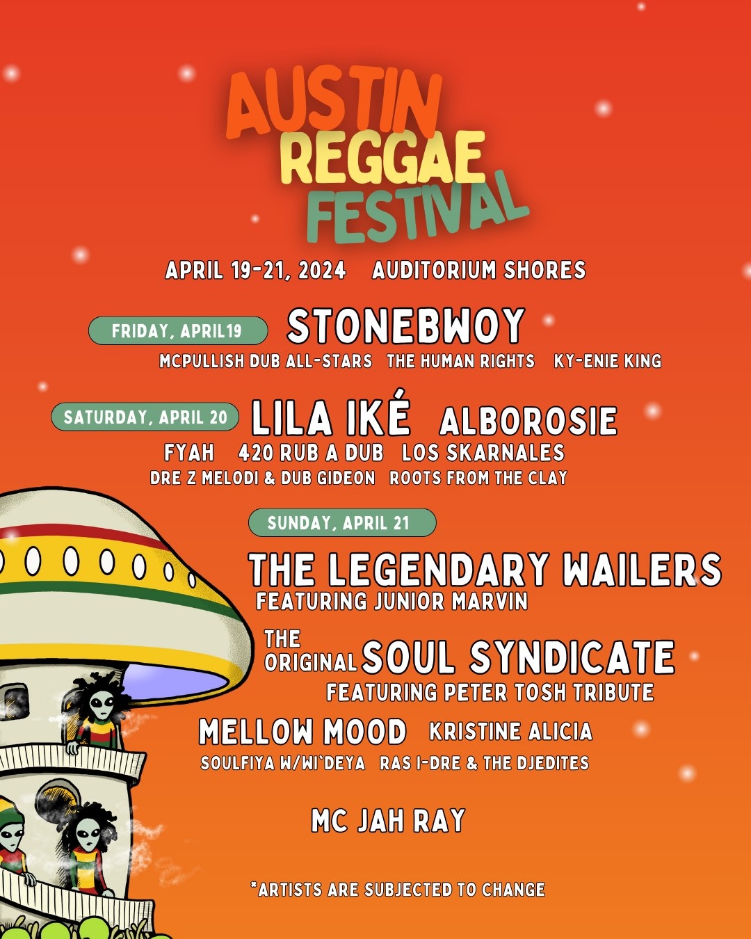Austin Reggae Festival 2024 Lineup | Grooveist