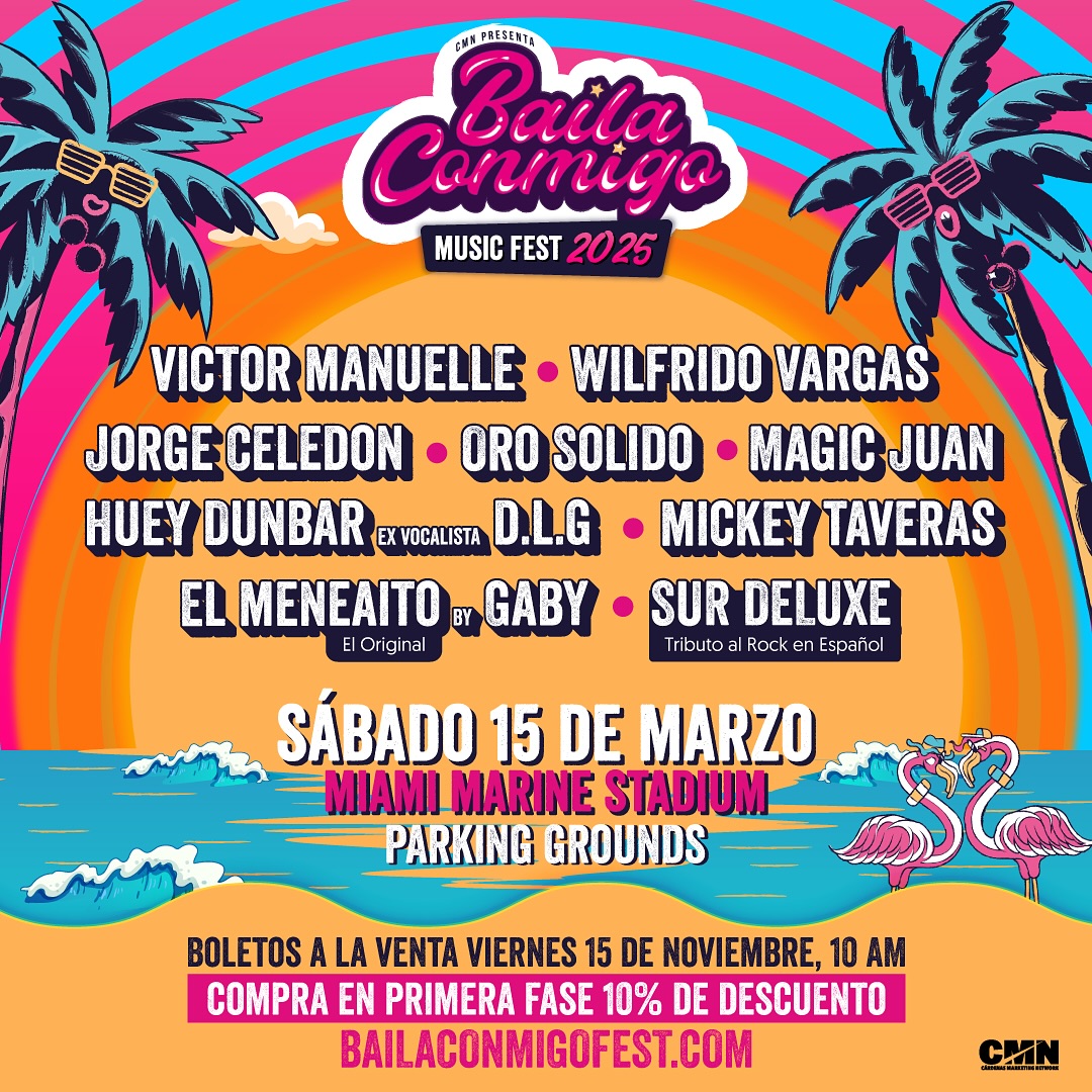 Baila Conmigo Festival 2025 Lineup | Grooveist Baila Conmigo Festival 2025 Lineup | Grooveist