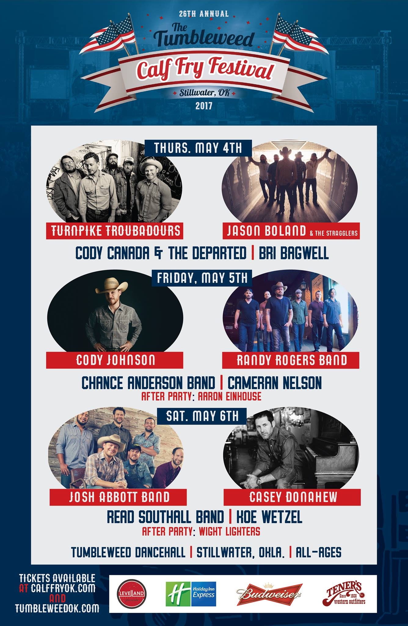 Calf Fry Music Fest 2017 Lineup | Grooveist