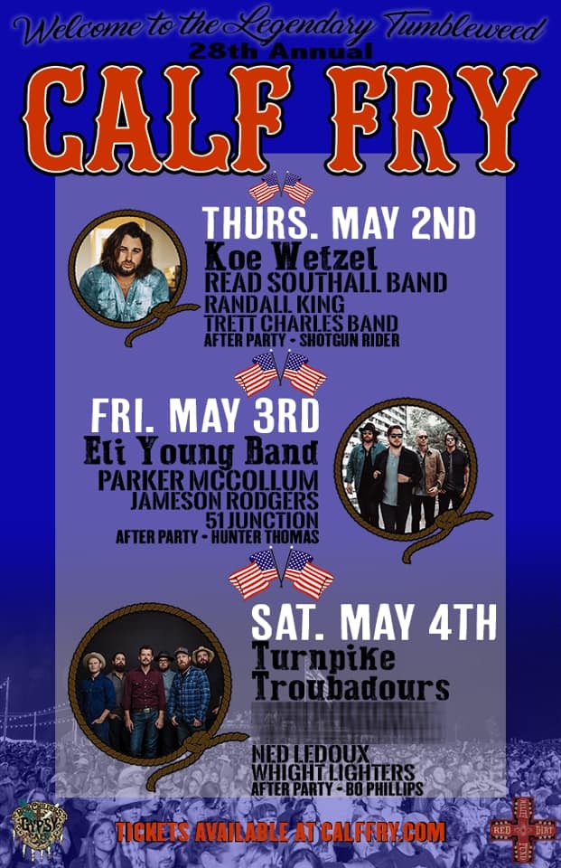 Calf Fry Music Fest 2019 Lineup | Grooveist