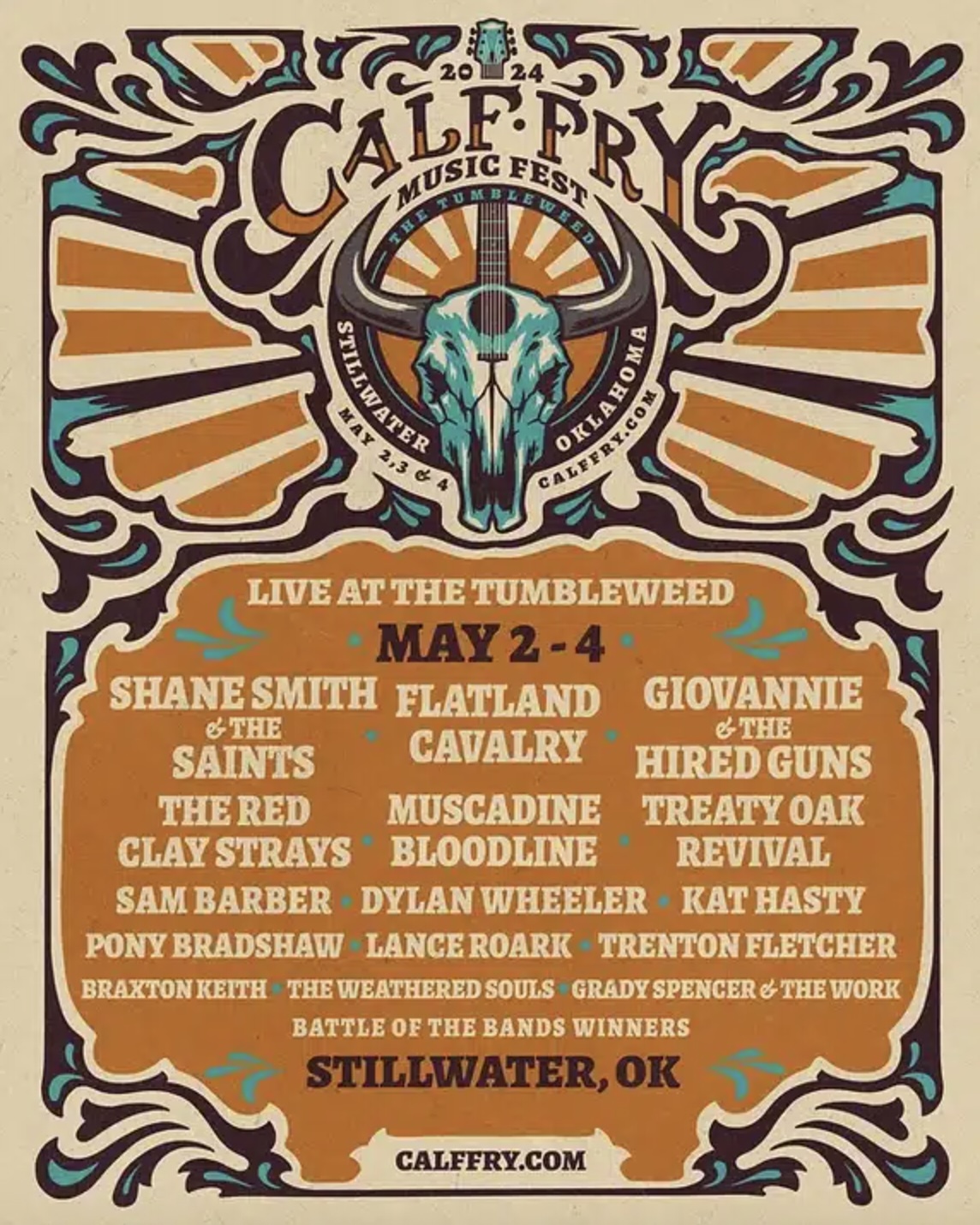 Calf Fry Music Fest 2024 Lineup | Grooveist