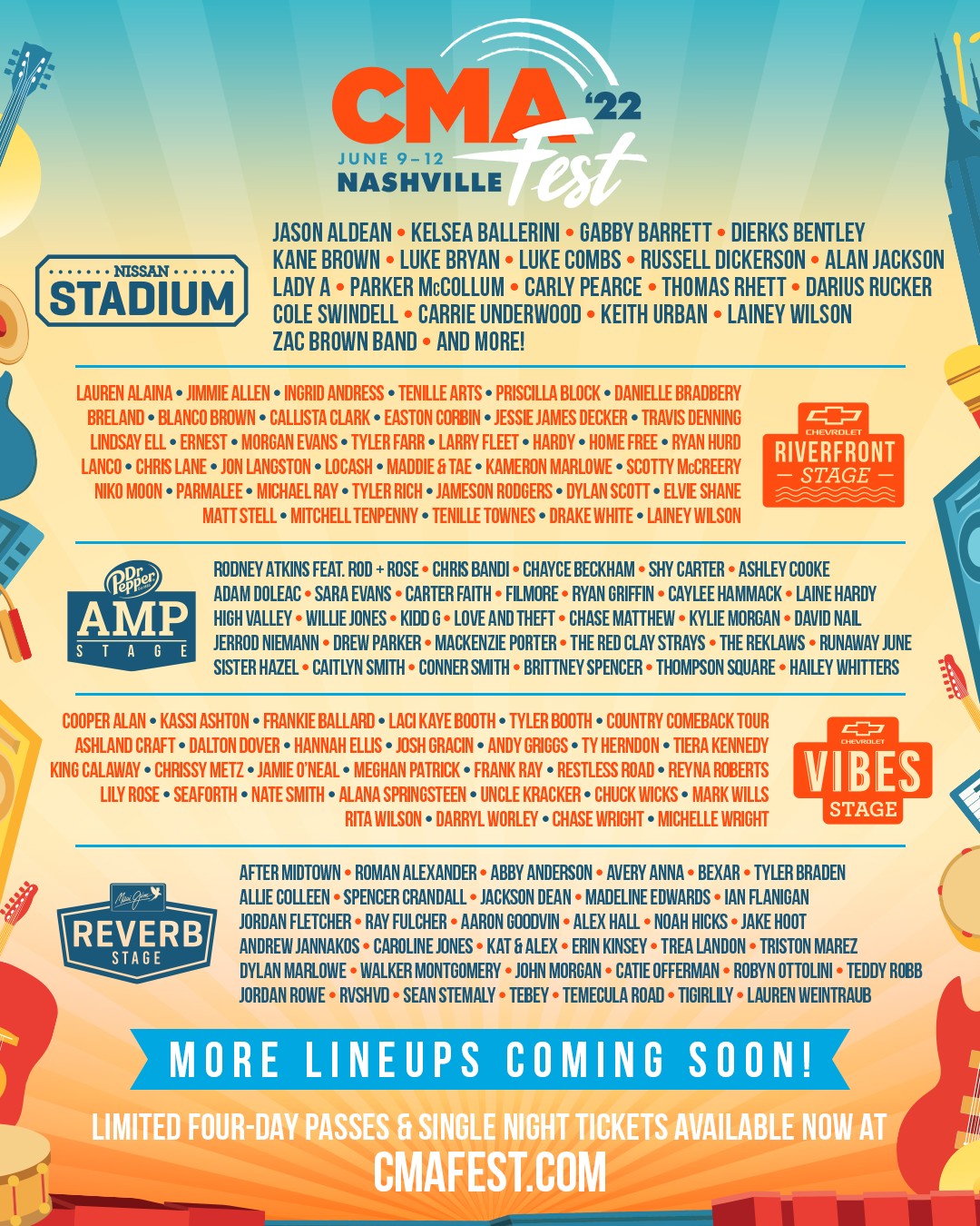 CMA Fest 2022 Lineup | Grooveist