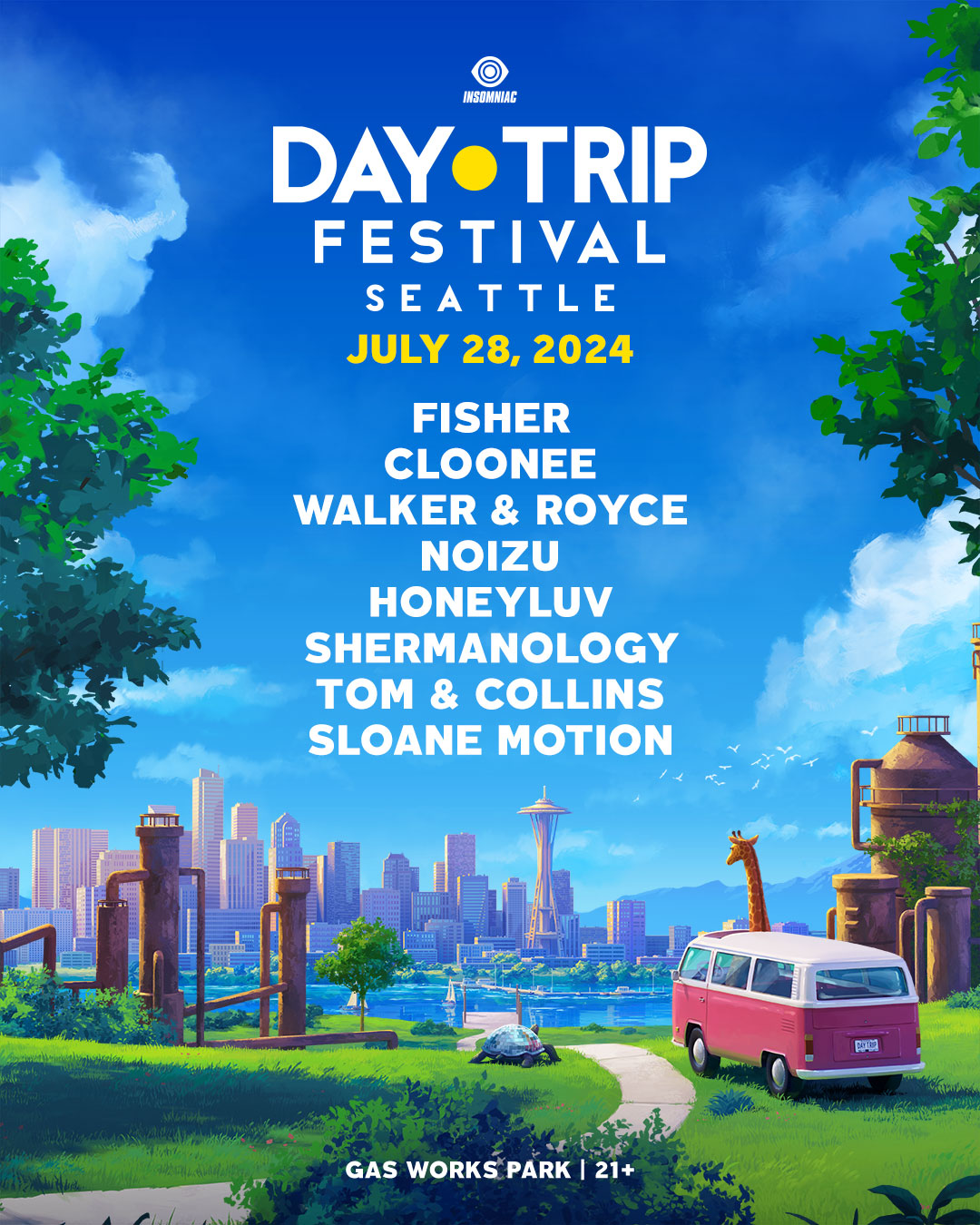 Day Trip Festival Seattle 2024 Lineup | Grooveist Day Trip Festival Seattle 2024 Lineup | Grooveist