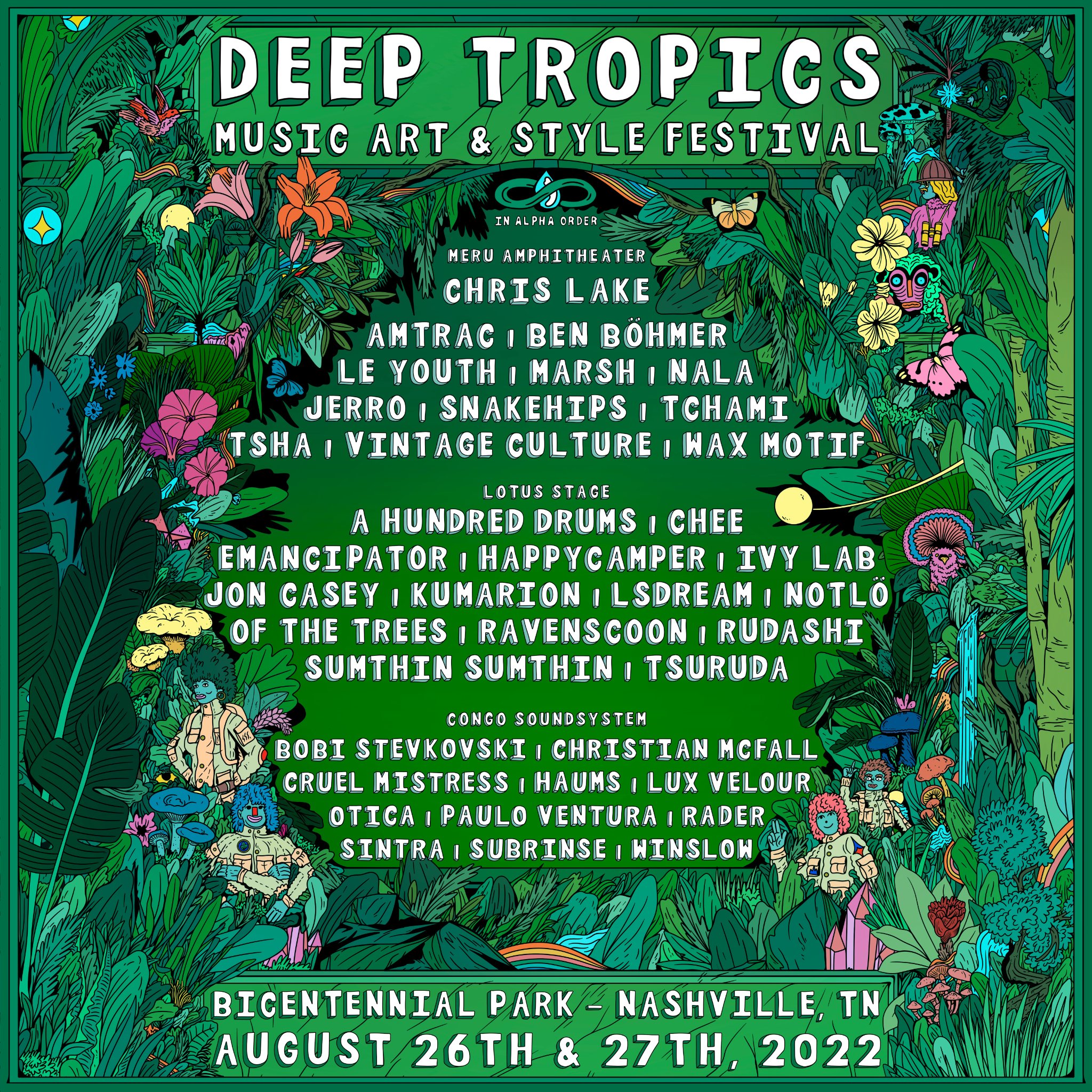 Deep Tropics 2022 Lineup | Grooveist