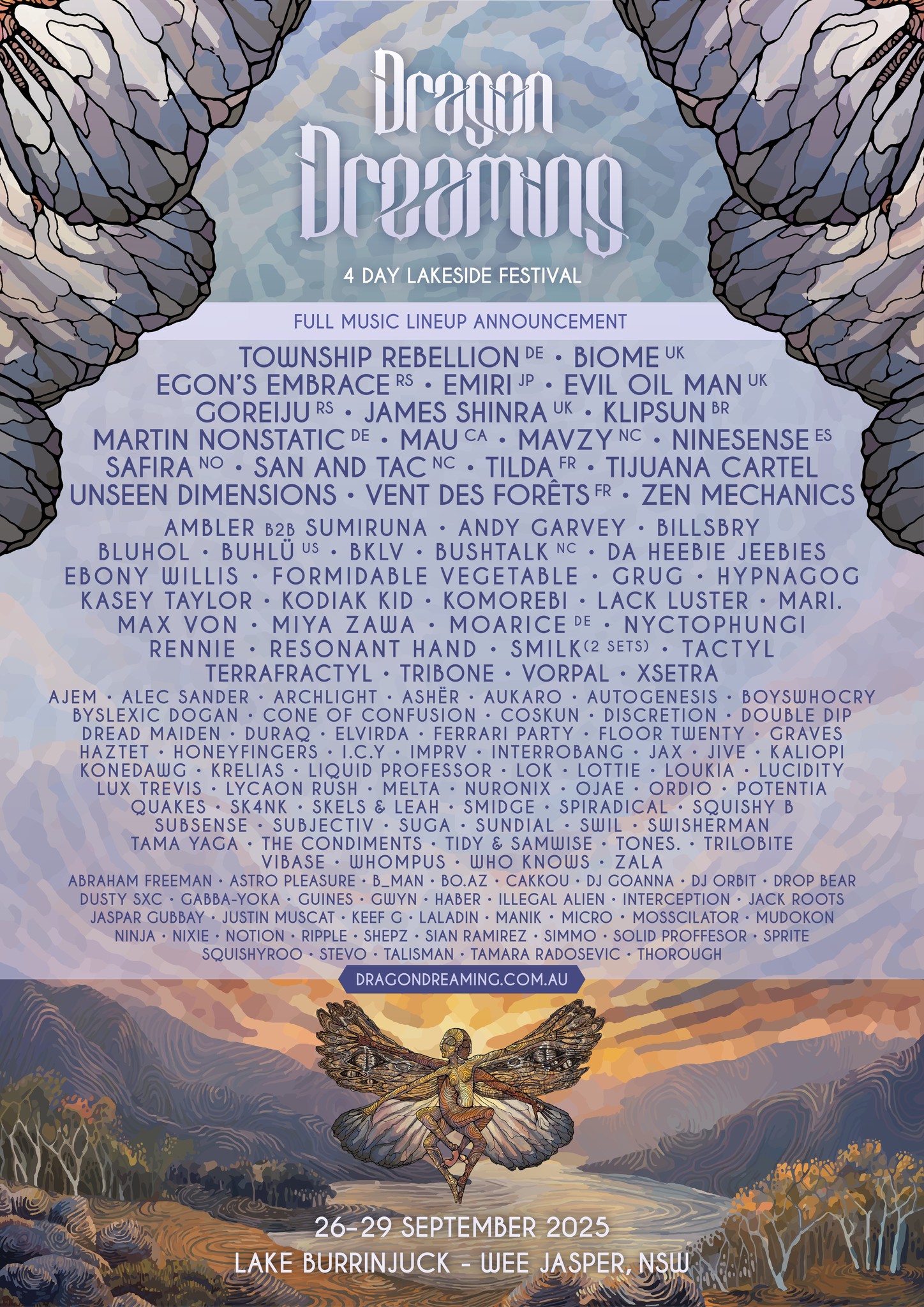 Dragon Dreaming Festival 2025 Lineup | Grooveist