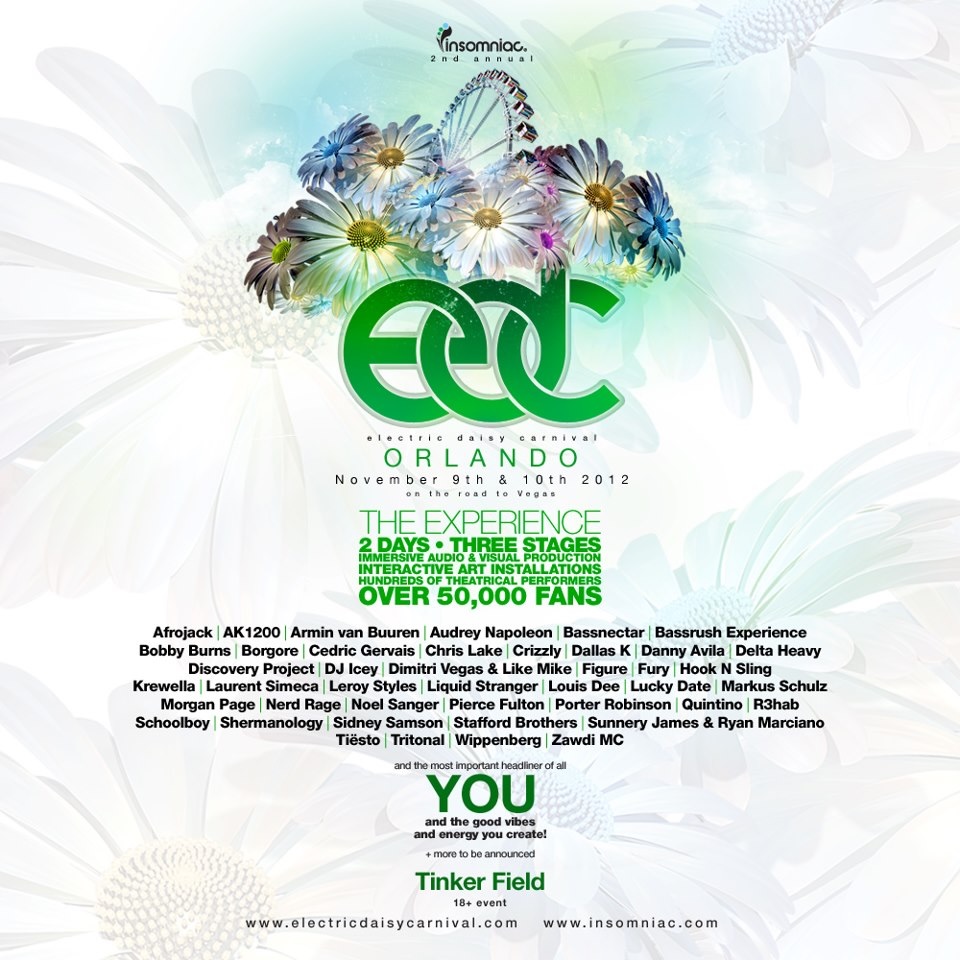 EDC Orlando 2012 Lineup | Grooveist