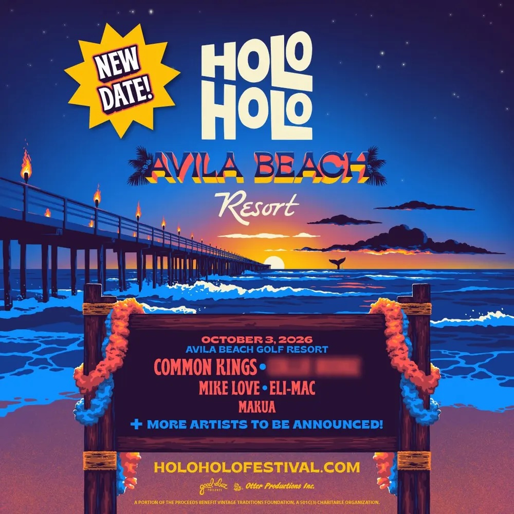 Holo Holo Avila Beach 2026 Lineup | Grooveist