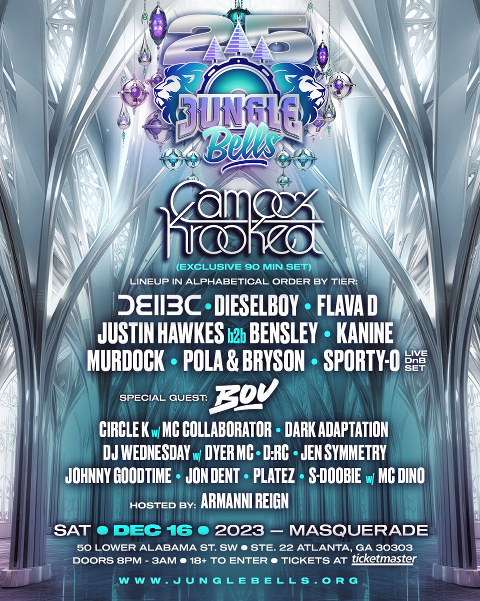 Jungle Bells 2023 Lineup | Grooveist