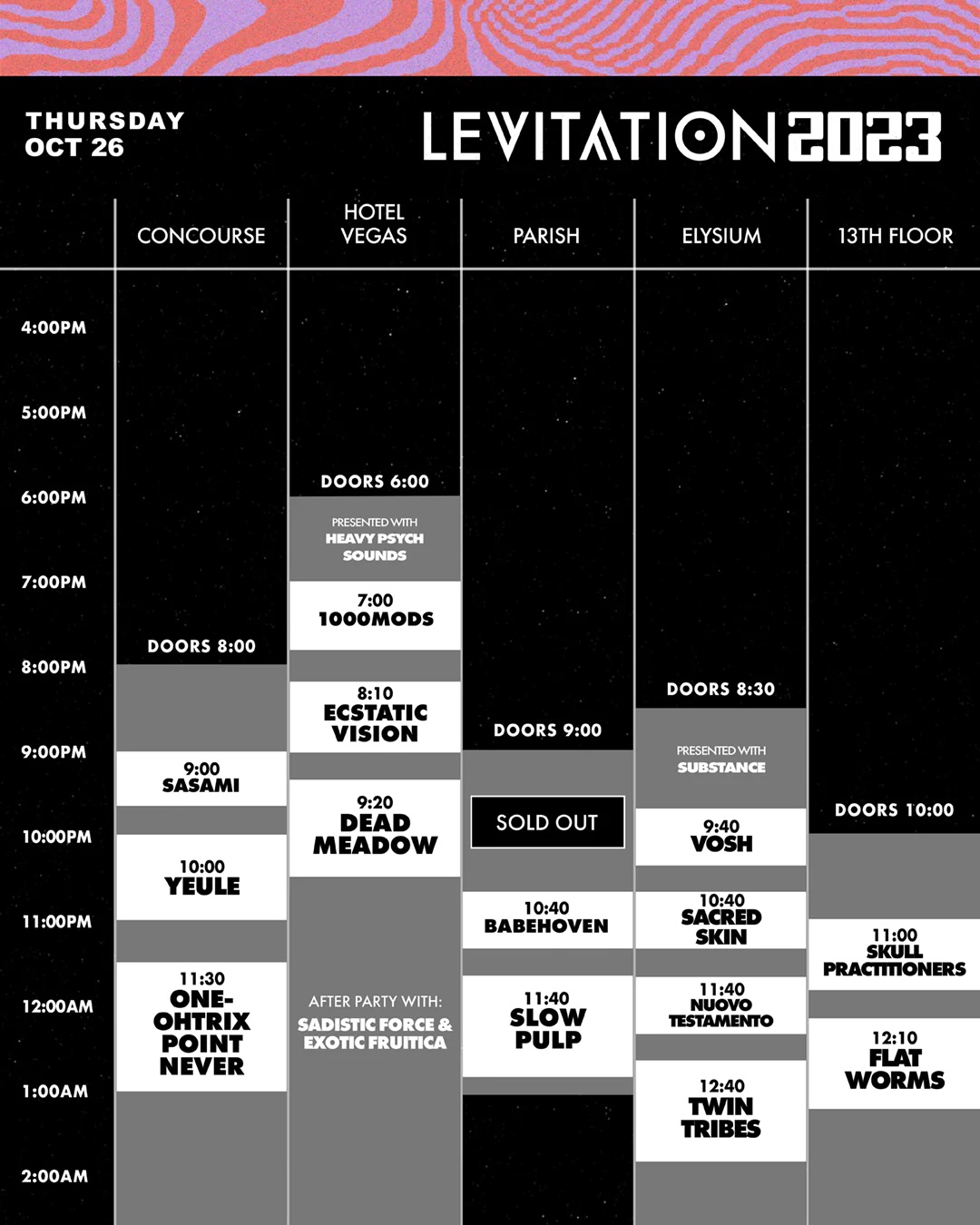 LEVITATION AUSTIN Reveals 2023 Lineup, Schedule | Grooveist LEVITATION AUSTIN Reveals 2023 Lineup, Schedule | Grooveist