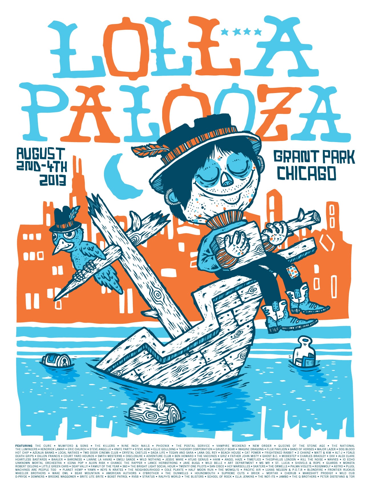 Lollapalooza 2013 Lineup | Grooveist