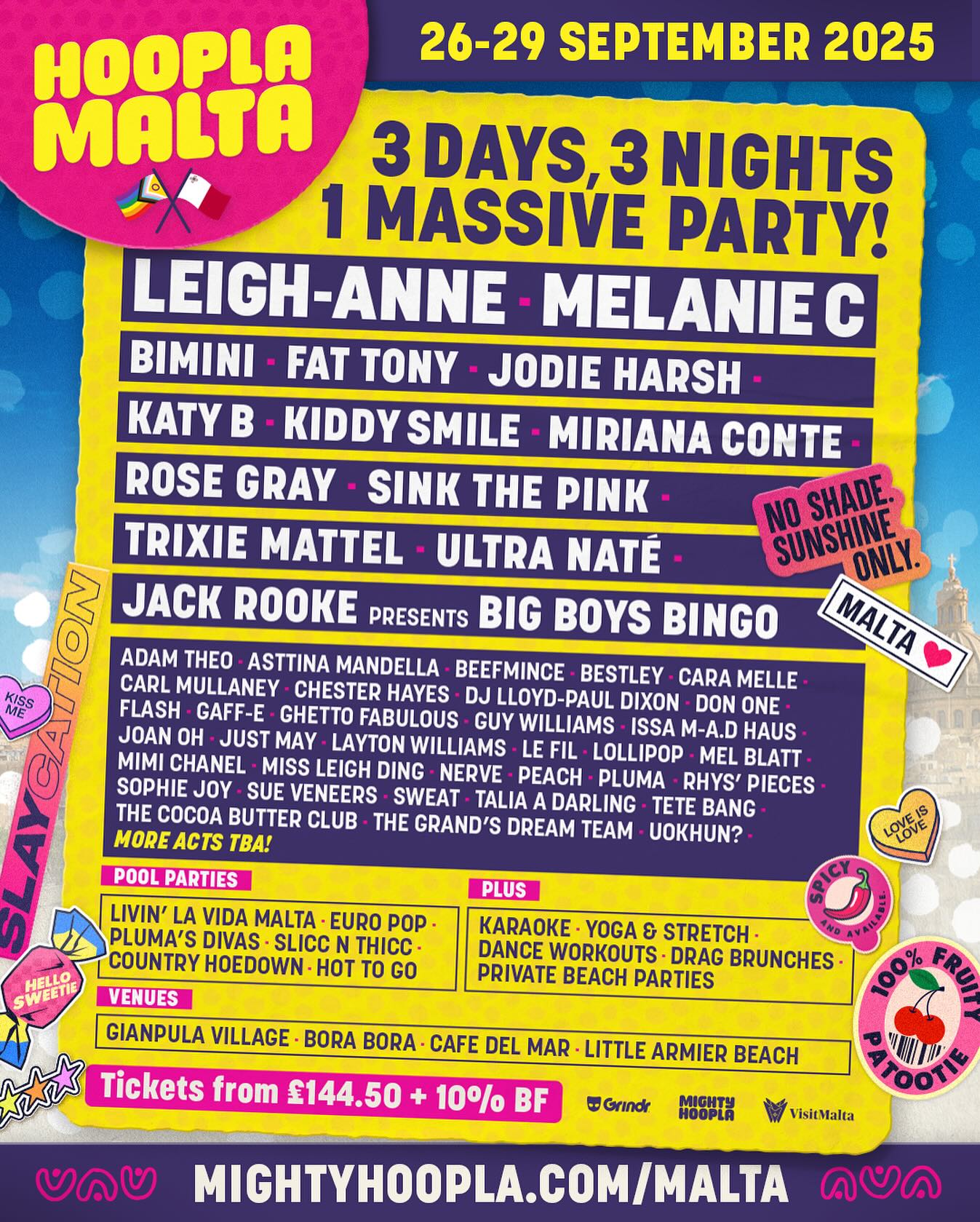 Mighty Hoopla Malta 2025 Lineup | Grooveist