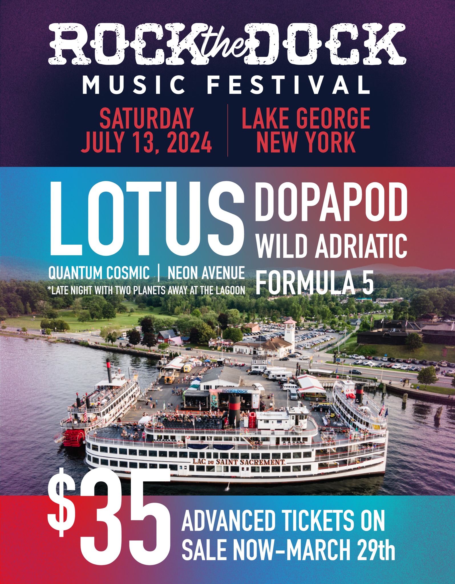 Rock the Dock Music Festival 2024 Lineup | Grooveist