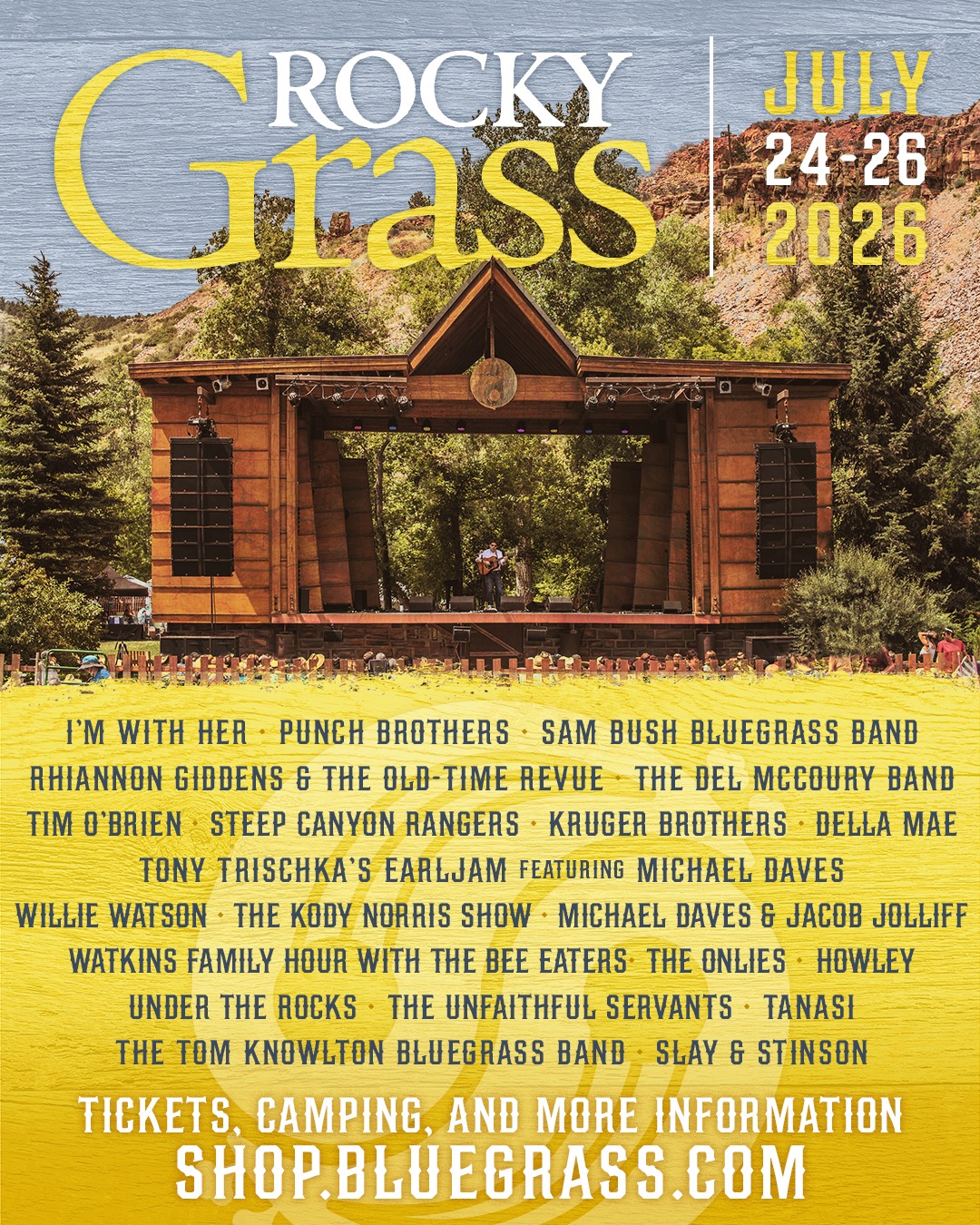 RockyGrass Festival 2026 Lineup | Grooveist