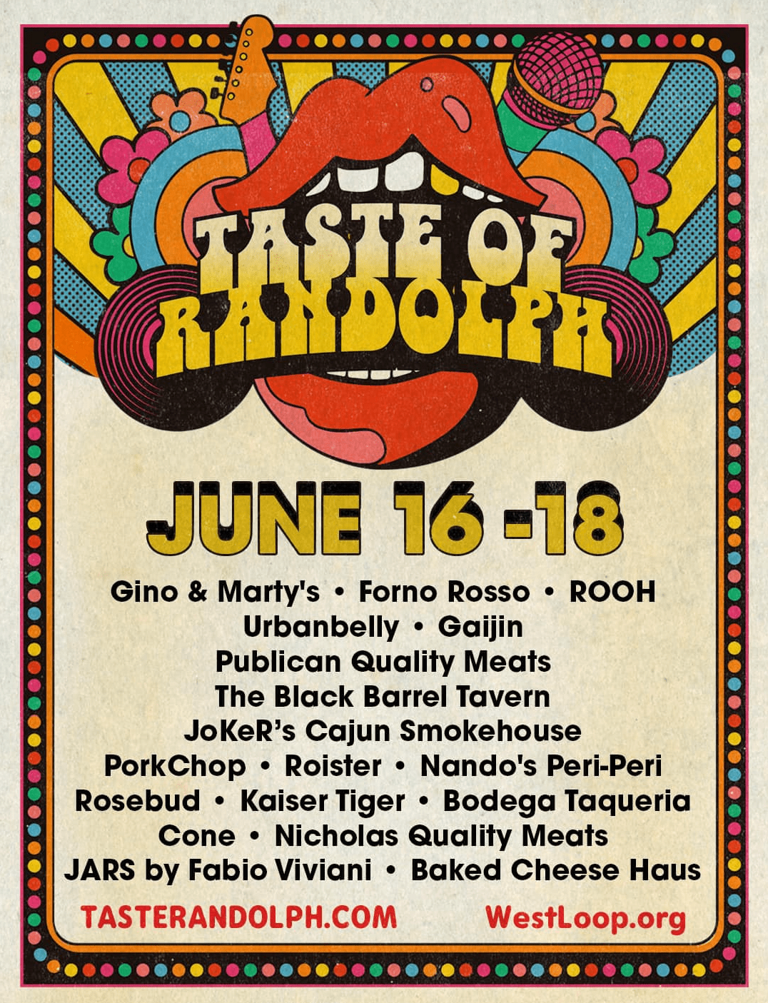 Taste of Randolph Street 2023 Artist Schedule, Restaurant Lineup ...