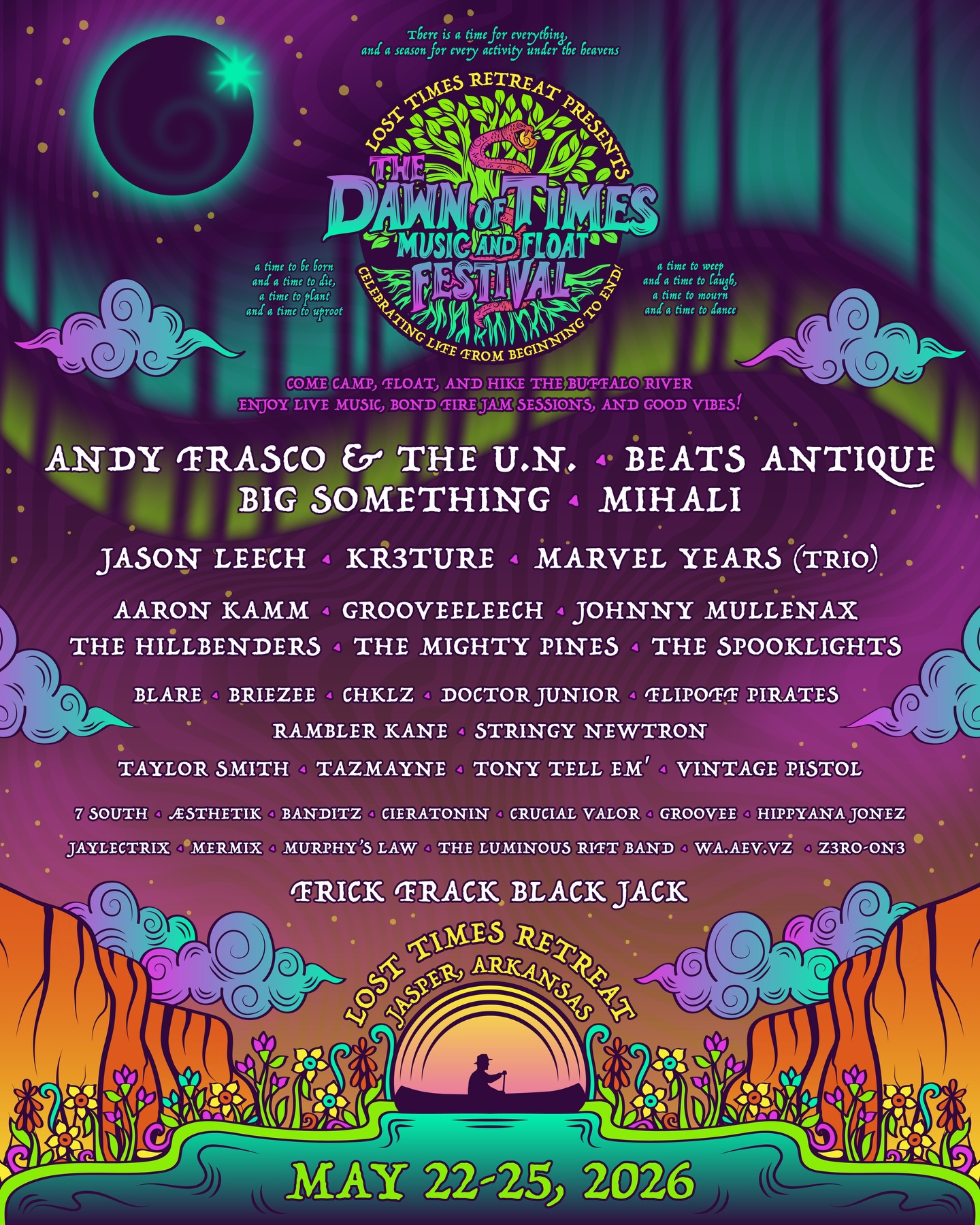 The Dawn of Times Music & Float Festival 2026 Lineup | Grooveist