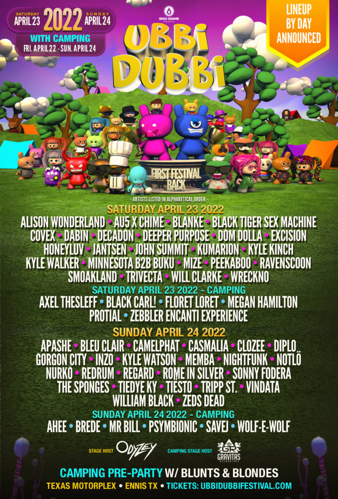 Ubbi Dubbi Festival 2022 Lineup | Grooveist